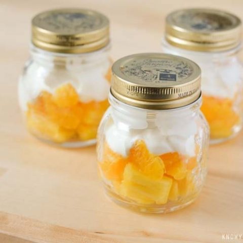 Mason Jar Candy Corn Fruit Cups with Yogurt - Healthy Halloween Treat ...