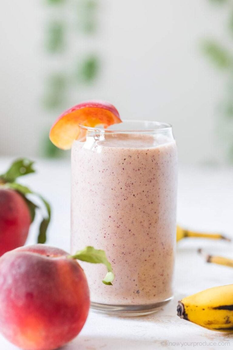 Banana Peach Smoothie - Know Your Produce